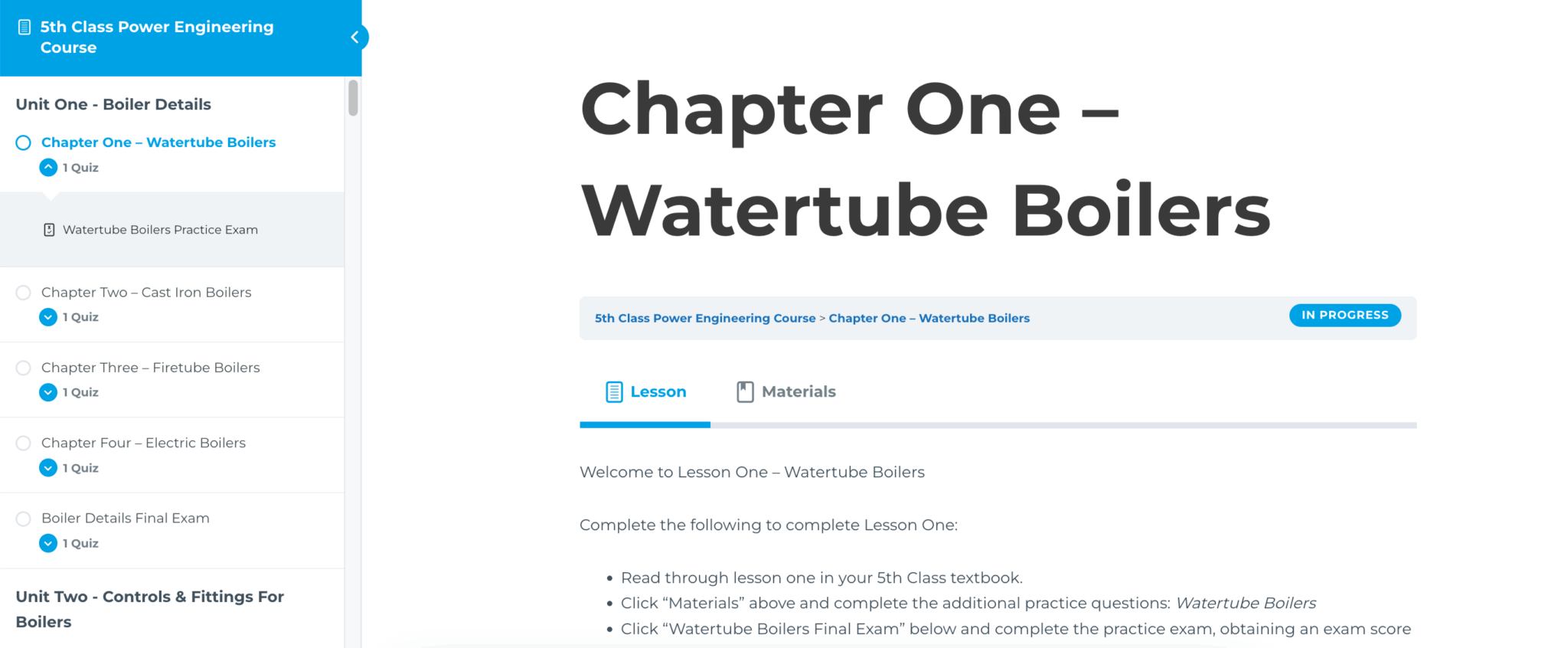 5th Class Power Engineering Multiple Choice Exam - Power Engineering 101